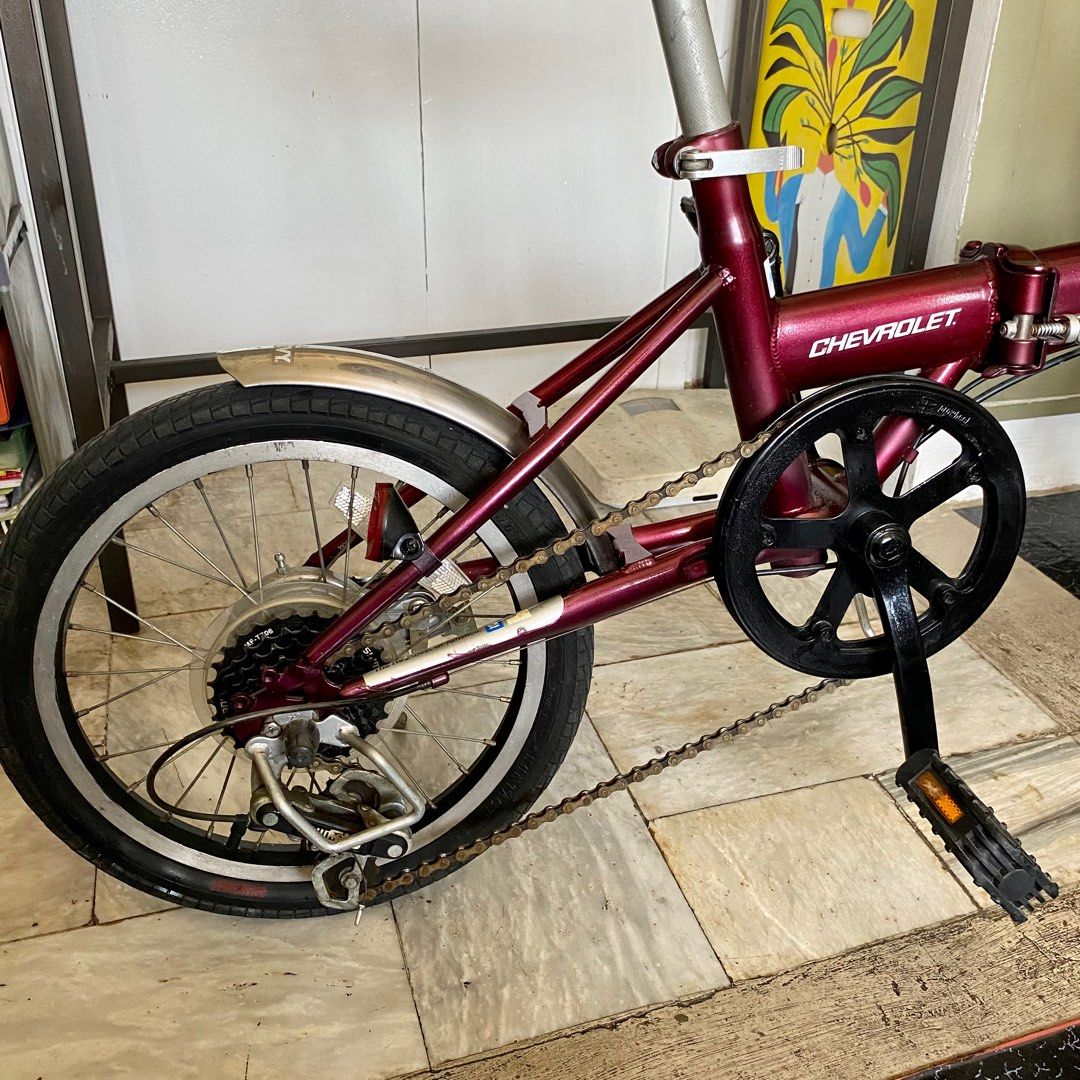 Folding Bike Chevy with Freebies, Sports Equipment, Bicycles & Parts ...