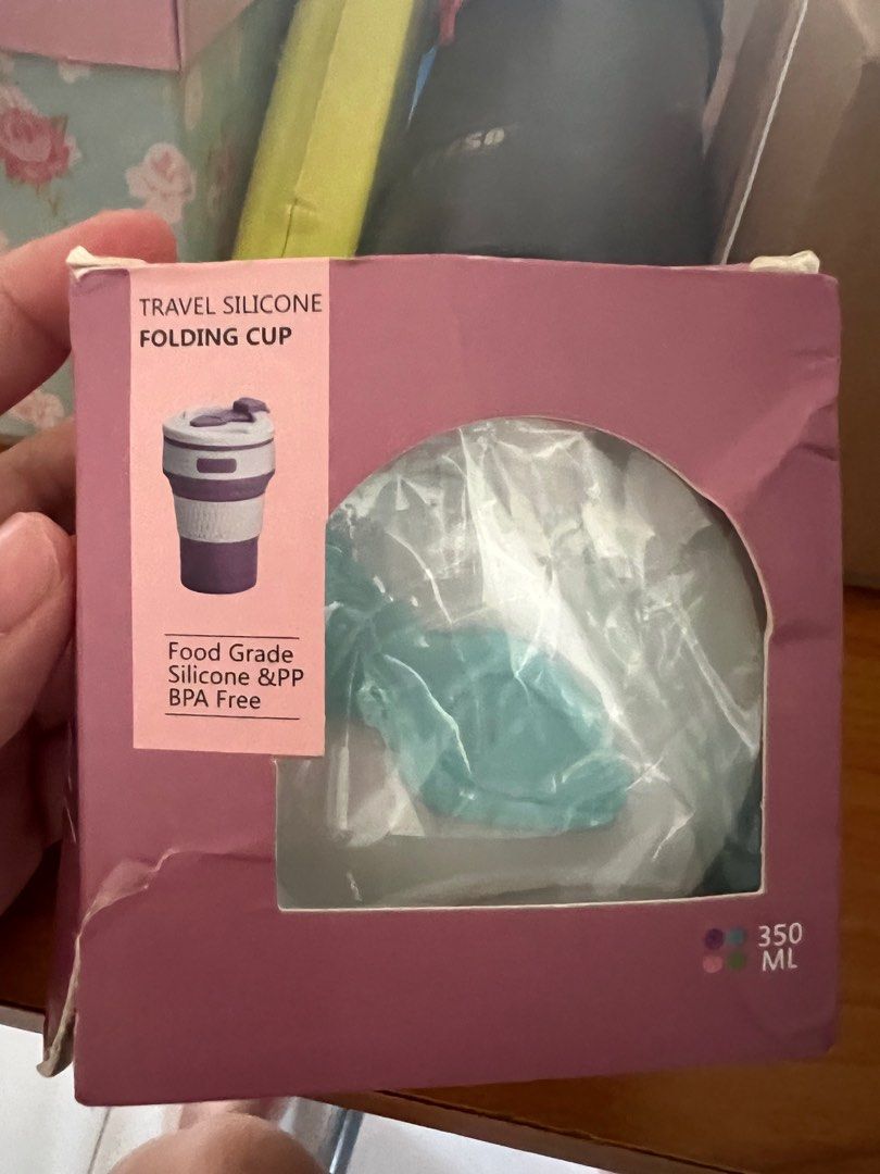 Travel Silicon Folding Cup, Furniture & Home Living, Kitchenware ...