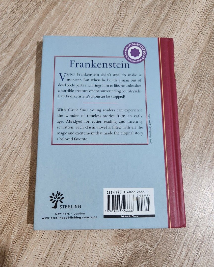 Frankenstein - Classic Starts, Buku & Alat Tulis, Buku di Carousell