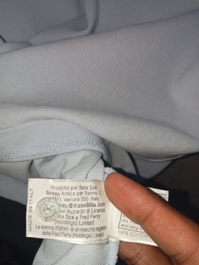 Fred perry baby blue, Men's Fashion, Tops & Sets, Tshirts & Polo Shirts ...