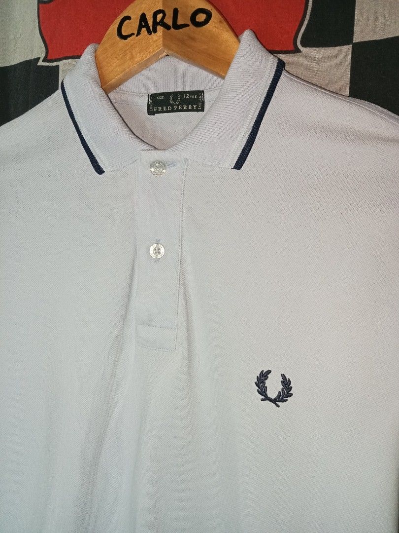 Fred perry baby blue, Men's Fashion, Tops & Sets, Tshirts & Polo Shirts ...
