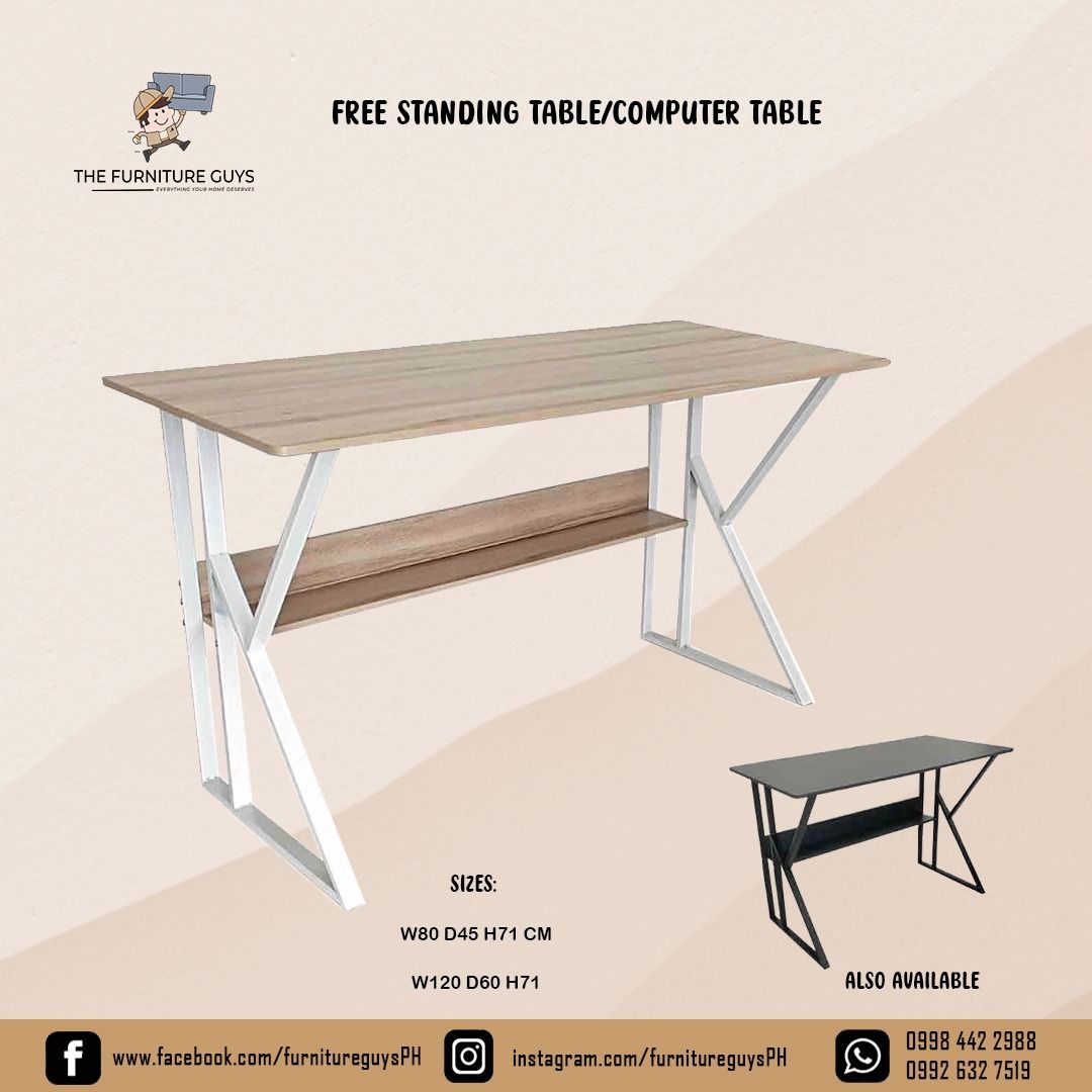FREE STANDING TABLE, COMPUTER TABLE, STUDY TABLE, OFFICE TABLE ...
