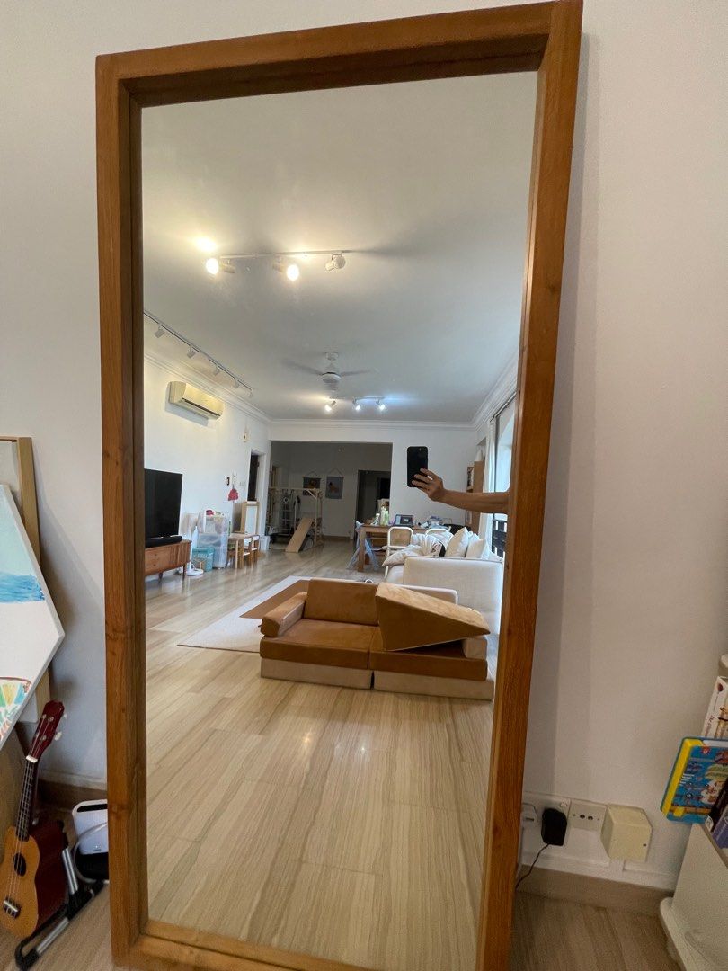 Full length mirror 2m x 90cm, Furniture & Home Living, Home Decor ...