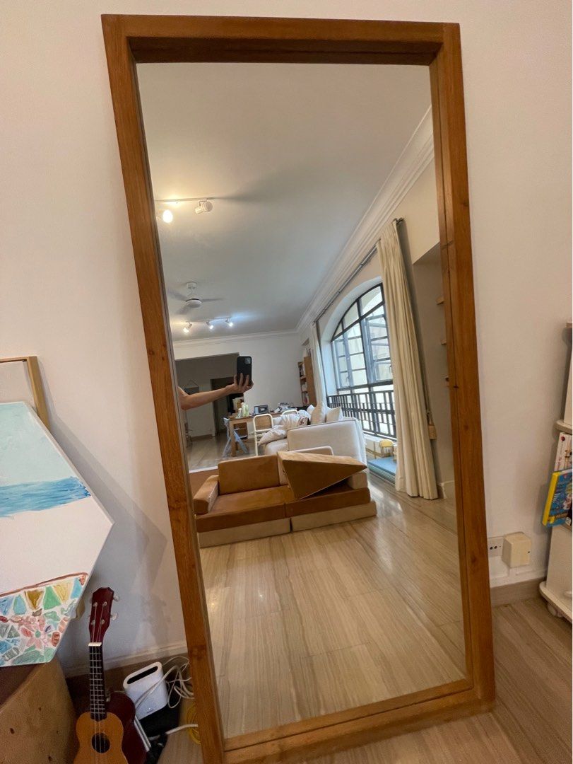 Full length mirror 2m x 90cm, Furniture & Home Living, Home Decor ...