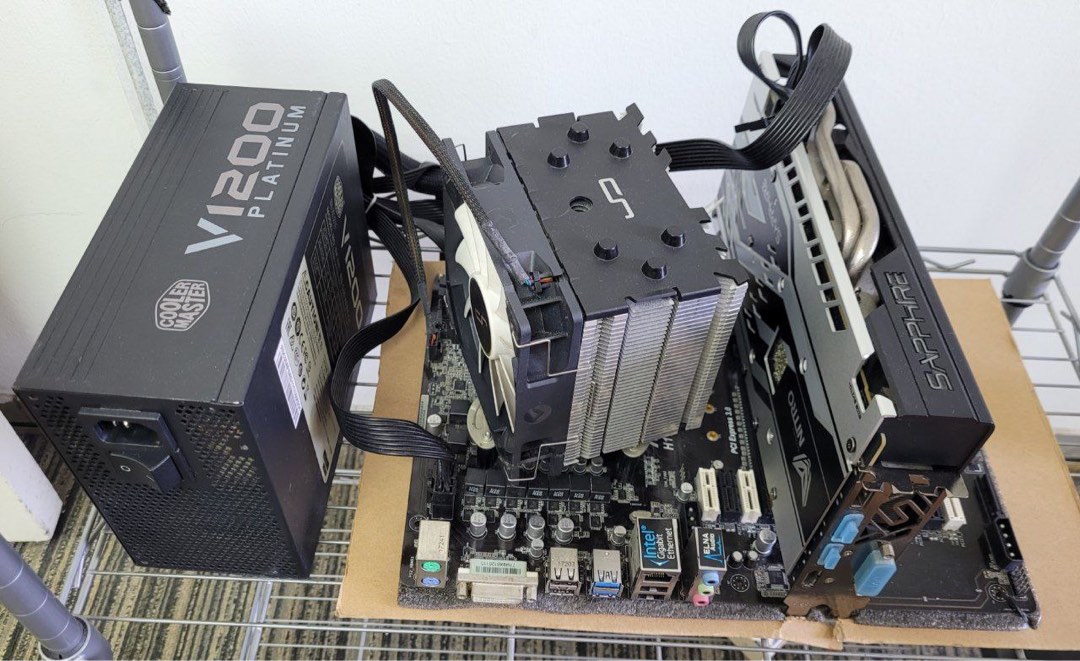Gaming PC (former mining rig), Computers & Tech, Desktops on Carousell