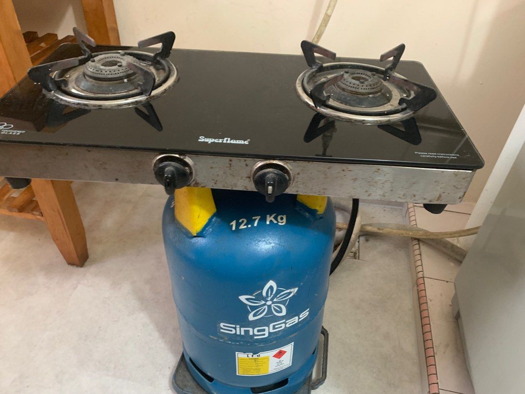 Gas Stove with cylinder, TV & Home Appliances, Kitchen Appliances ...
