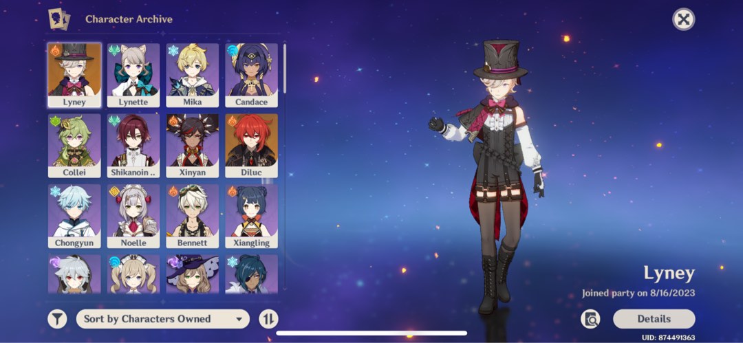 Genshin Impact Lyney with The First Great Magic (sig) Account, Video ...