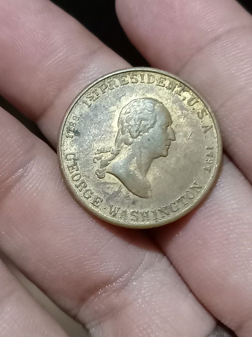 George Washington token, Hobbies & Toys, Memorabilia & Collectibles ...