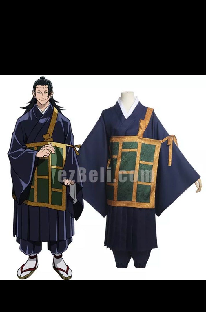 Geto Cosplay Outfit Set, Men's Fashion, Coats, Jackets and Outerwear on ...