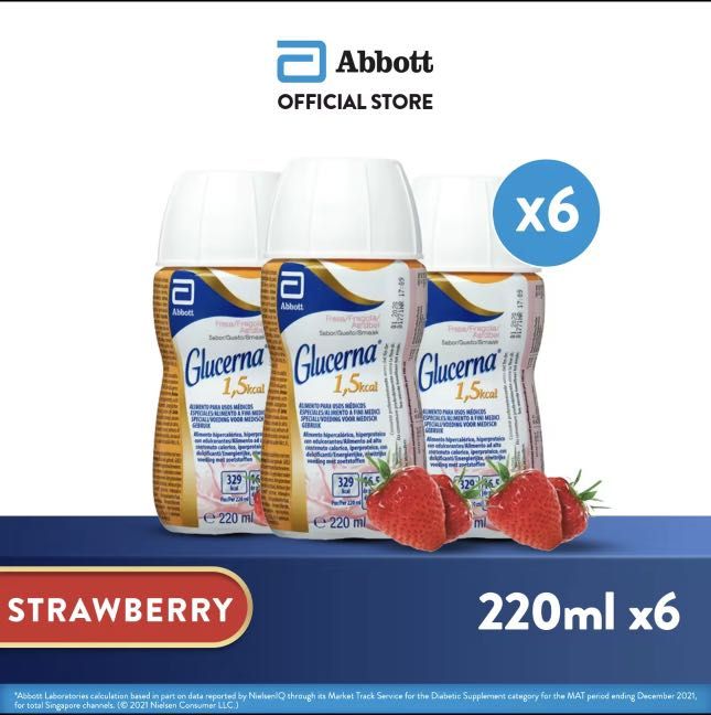 Glucerna Plus Ready To Drink: 1.5kcal/ml - 220ml, Health & Nutrition ...