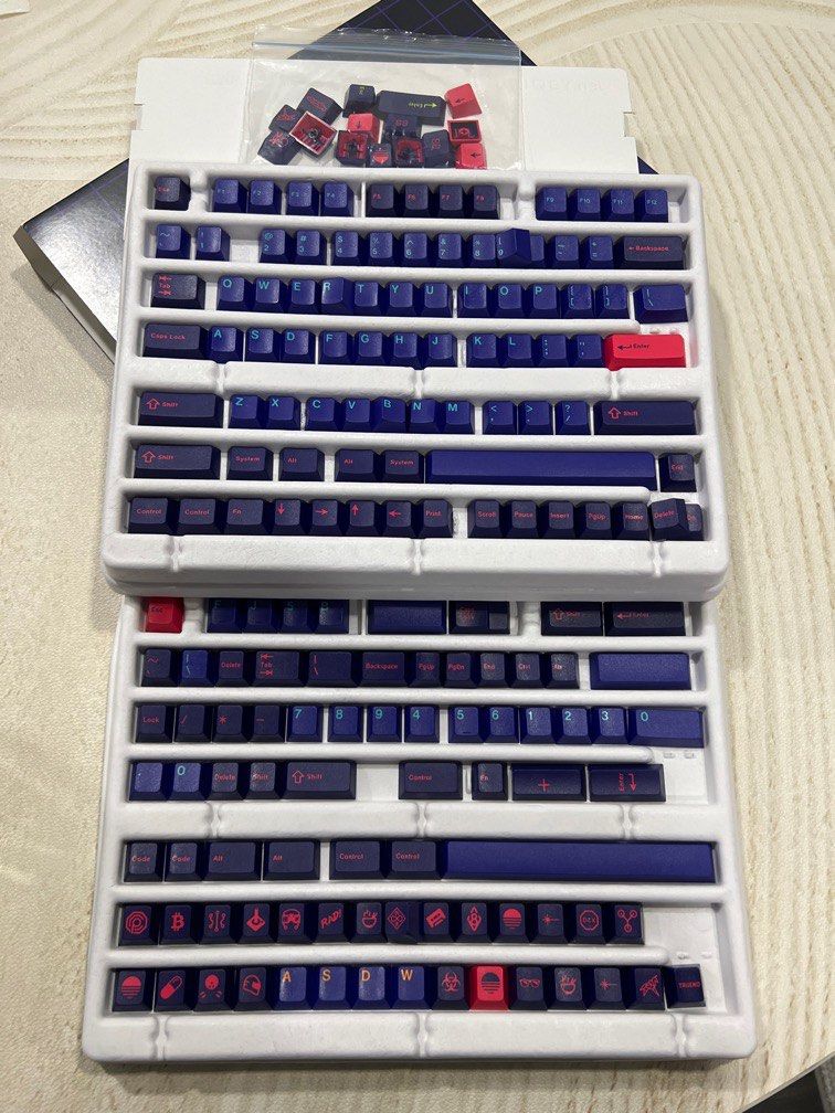 GMK Laser R2 (Base + Novelties Kit) keycaps, Computers & Tech, Parts ...