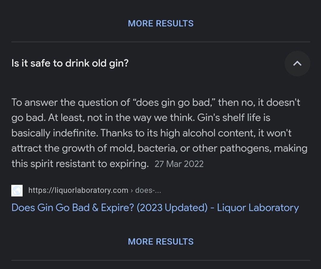 Gordon's London Dry Gin, Food & Drinks, Alcoholic Beverages on Carousell