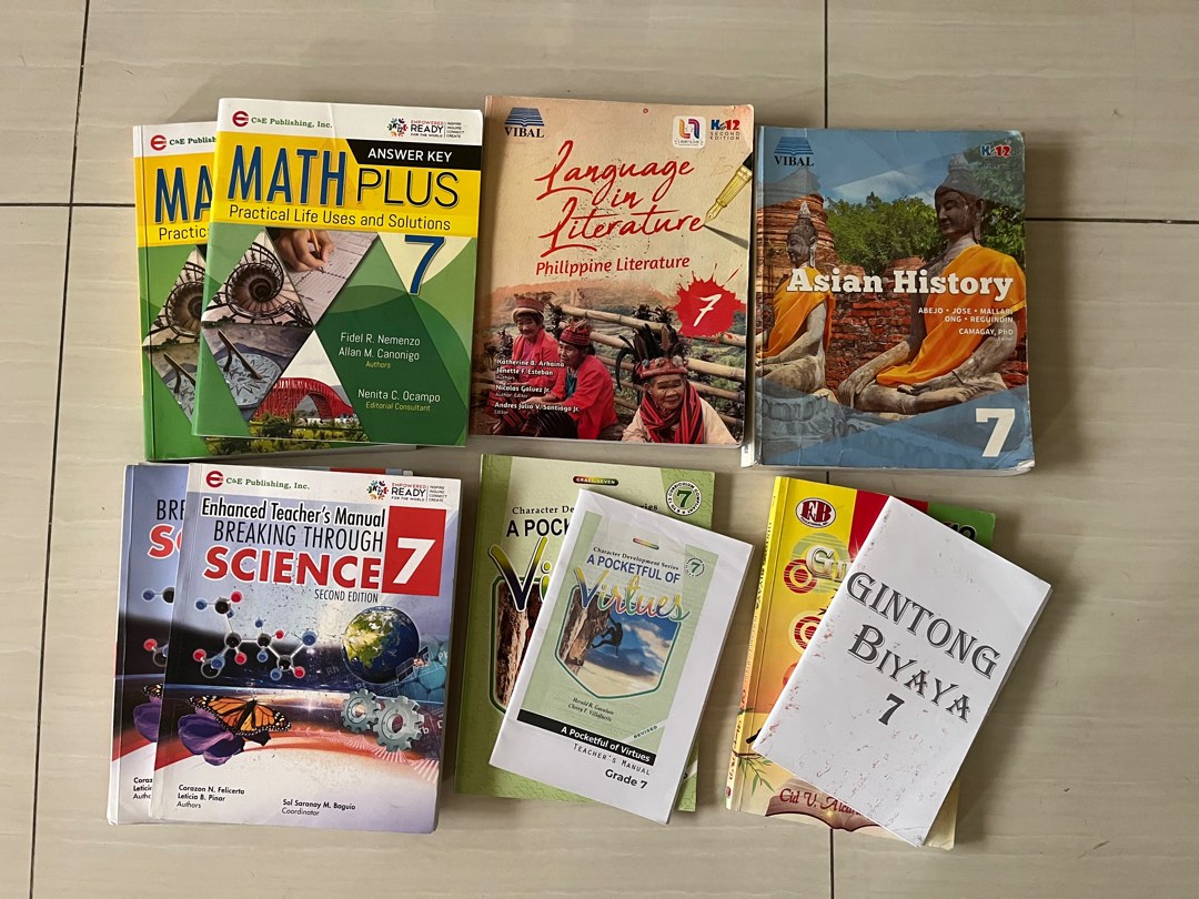 Grade 7 Books with Teacher’s Manual, Hobbies & Toys, Books & Magazines ...