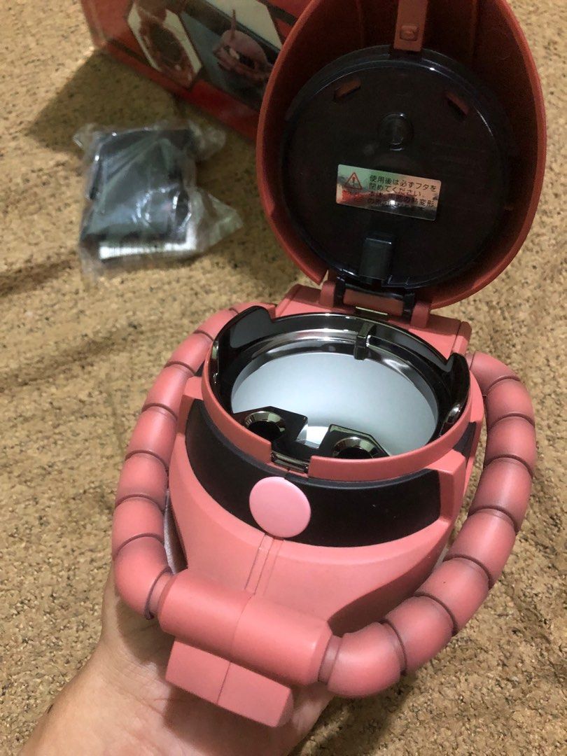 Gundam Zaku II MS-06G head bust ashtray collectible figure, Hobbies ...