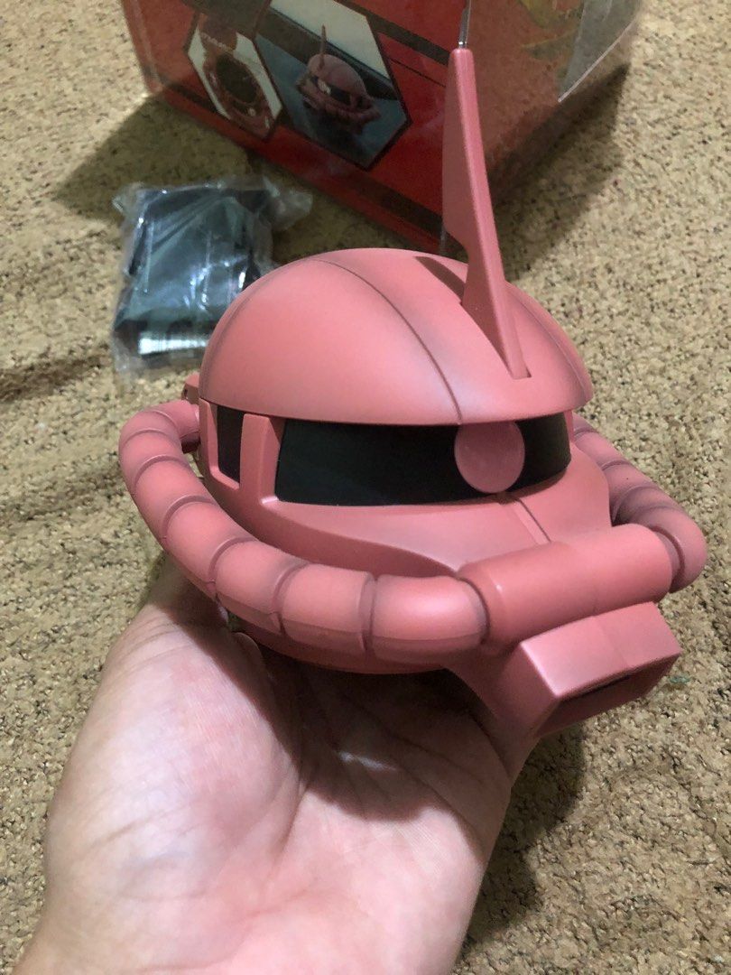 Gundam Zaku II MS-06G head bust ashtray collectible figure, Hobbies ...