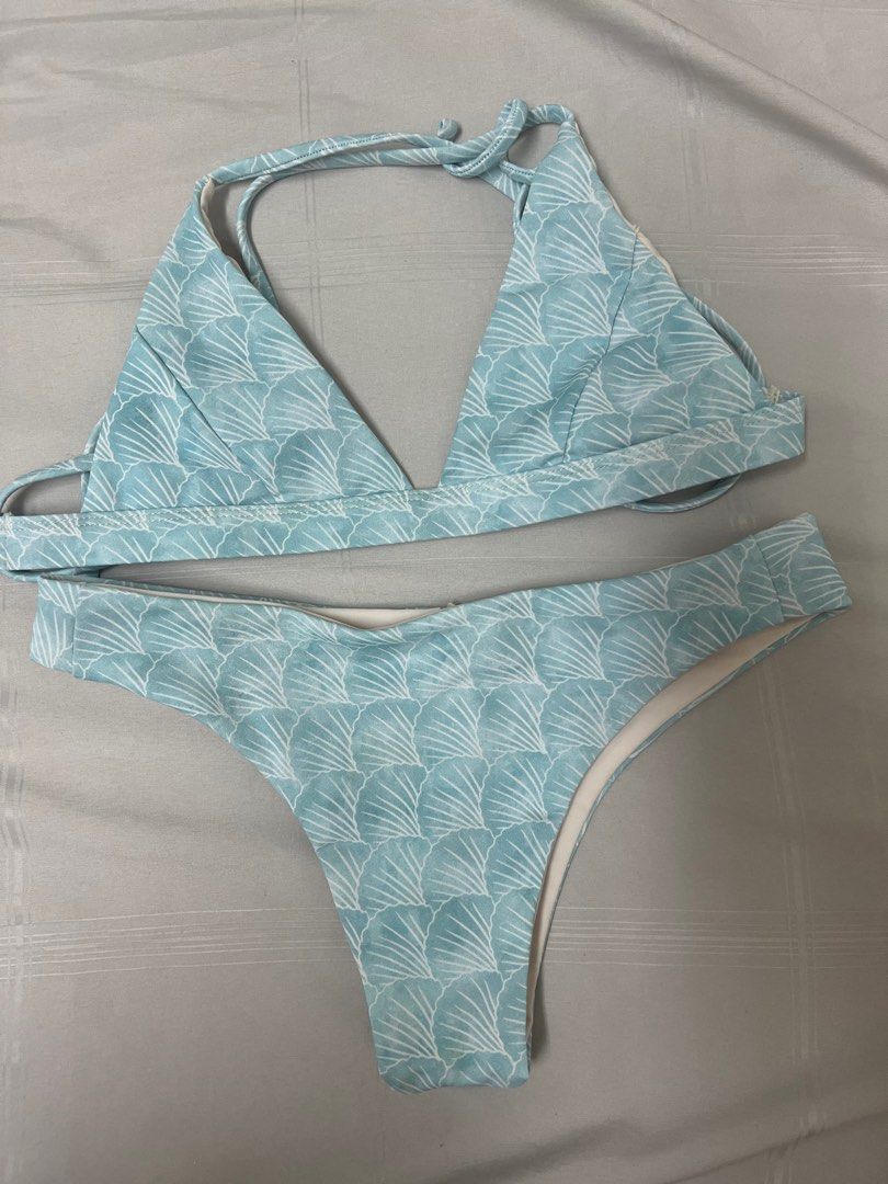 Haikini Seafoam Bikini Set Womens Fashion Swimwear Bikinis