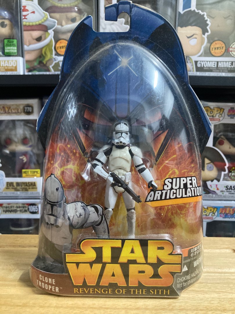 Hasbro Star Wars Revenge of the Sith Clone Trooper Super Articulation ...