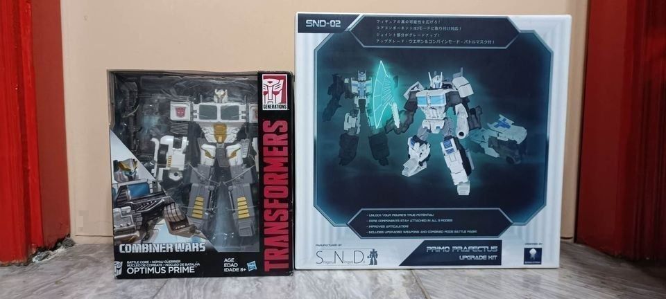 HASBRO TRANSFORMERS: COMBINER WARS BATTLE CORE OPTIMUS PRIME & SND-02 ...