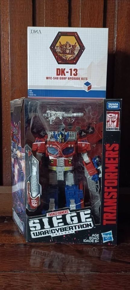 HASBRO TRANSFORMERS: SIEGE GALAXY UPGRADE OPTIMUS PRIME & DNA DK-13 ...