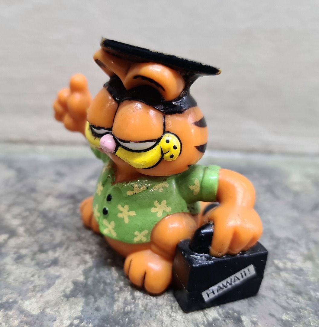 HAWAII HITCHHIKER GARFIELD - UFS Pencil Topper PVC Figure, Hobbies ...