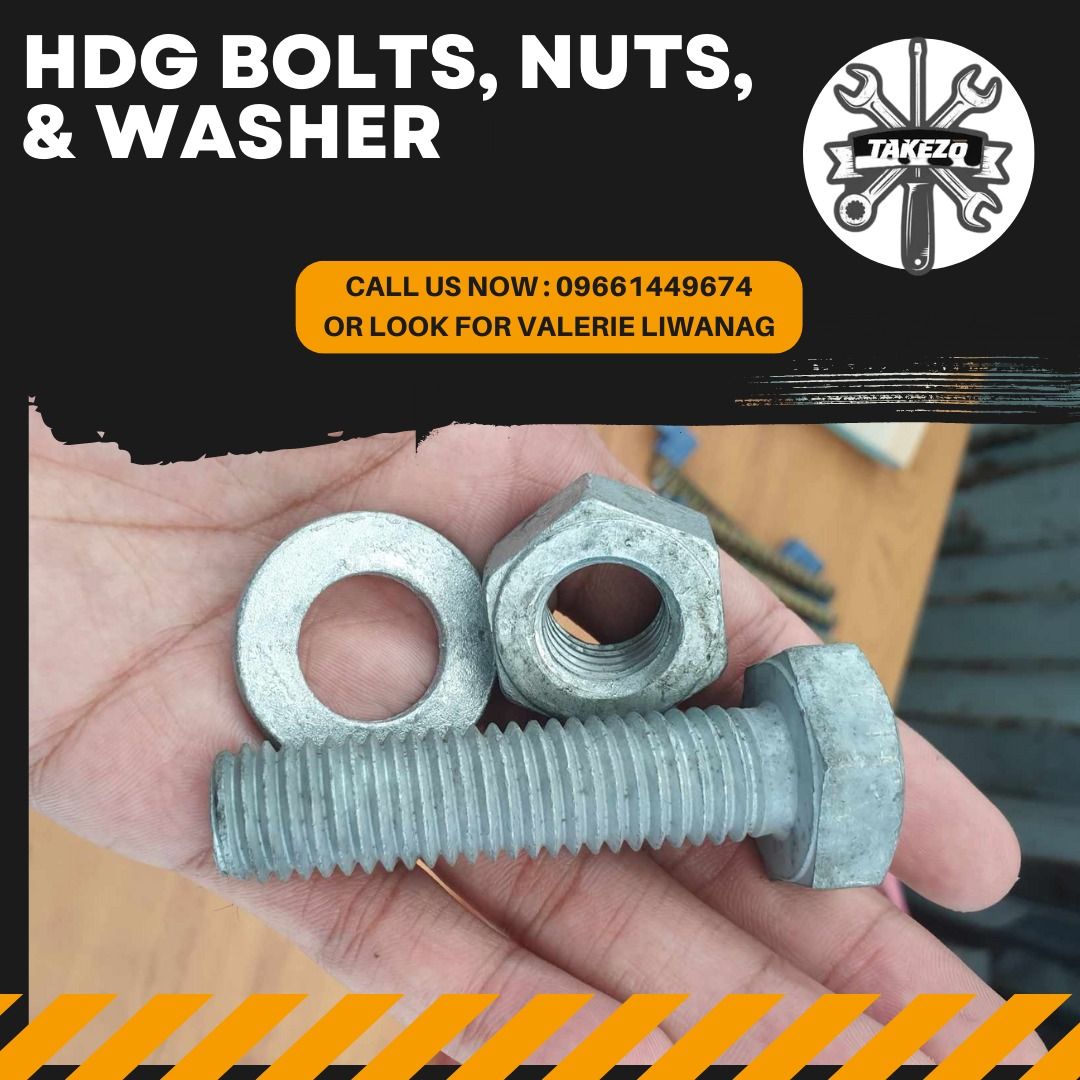 HDG BOLTS, NUTS, & WASHER, Commercial & Industrial, Industrial ...