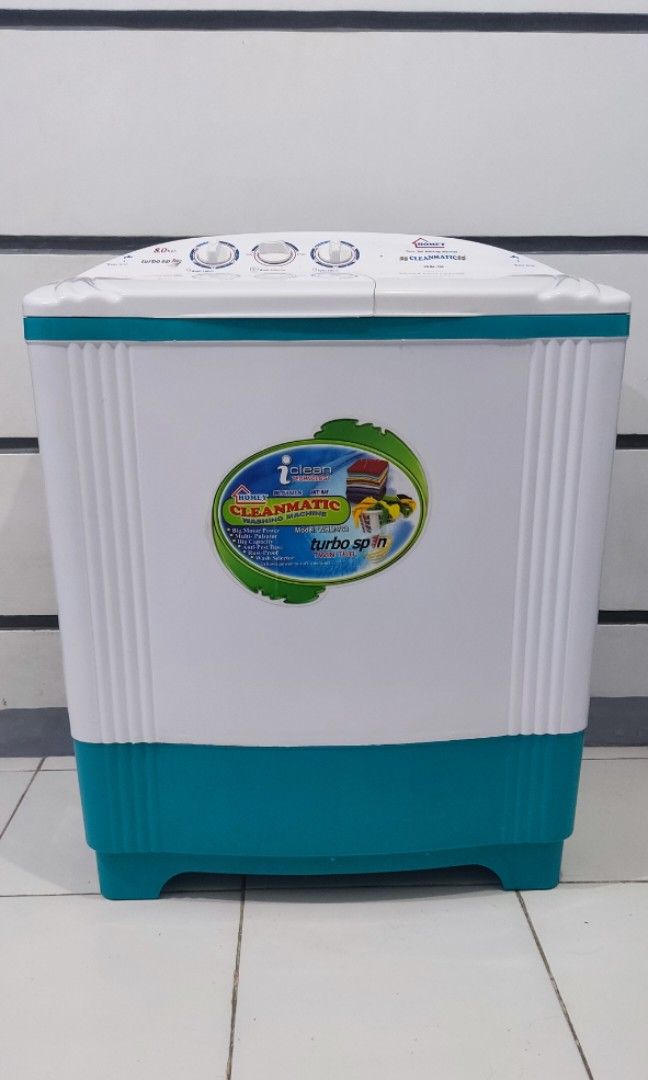 Homey Cleanmatic 8Kg Twin Tub Washing Machine, TV & Home Appliances ...