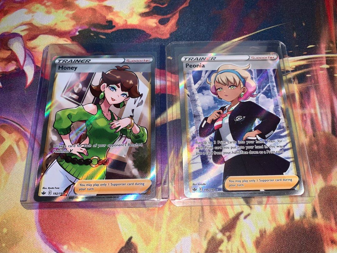 Honey & Peonia Pokemon TCG Chillign Reign, Hobbies & Toys, Toys & Games ...