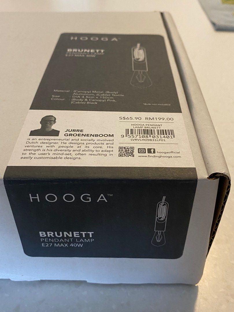 1. HOOGA Brunett Pendant Lamp, Furniture & Home Living, Lighting & Fans ...