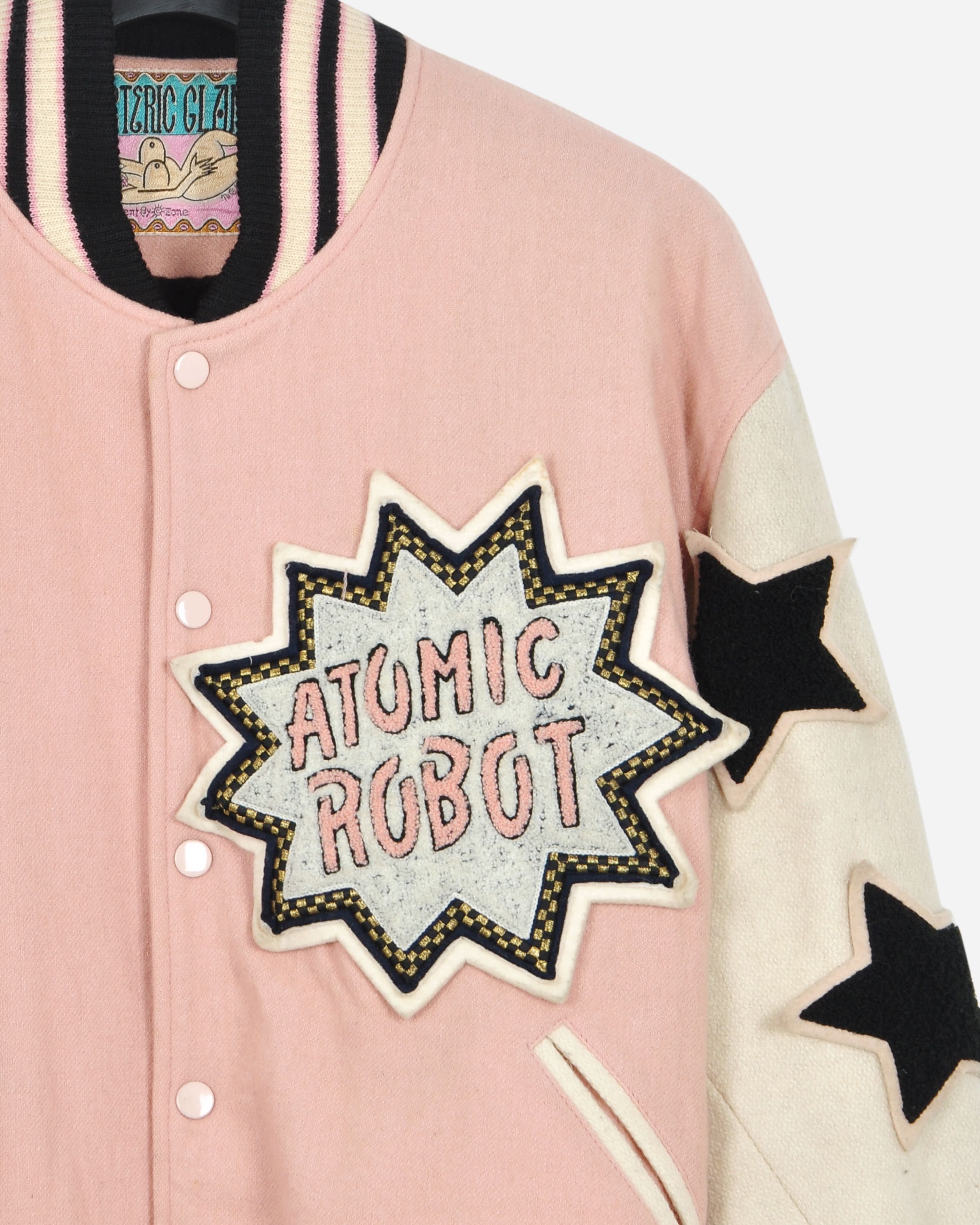 hysteric glamour atomic robot varsity jacket, Men's Fashion, Coats, Jackets and Outerwear on ...
