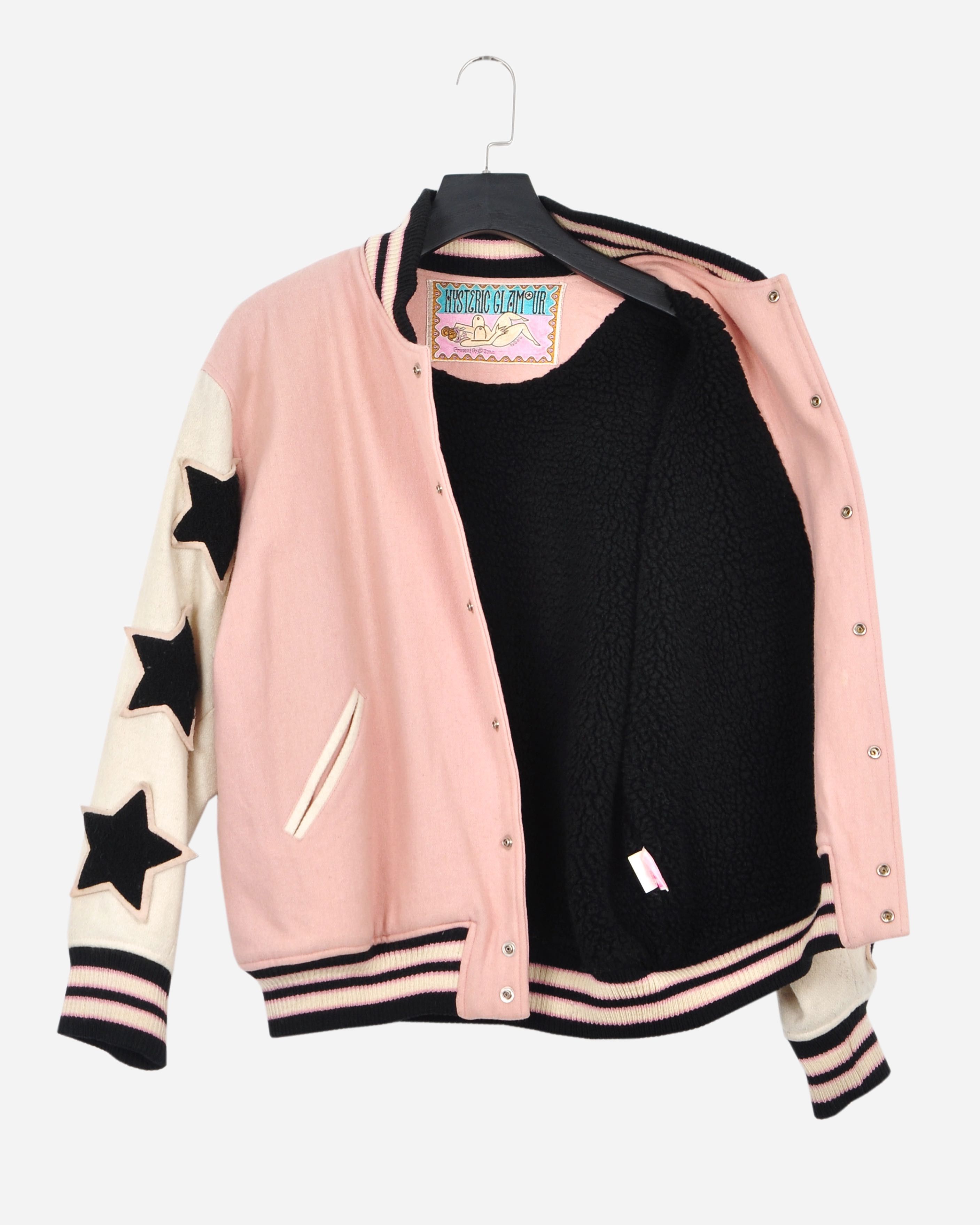 hysteric glamour atomic robot varsity jacket, Men's Fashion, Coats, Jackets and Outerwear on ...