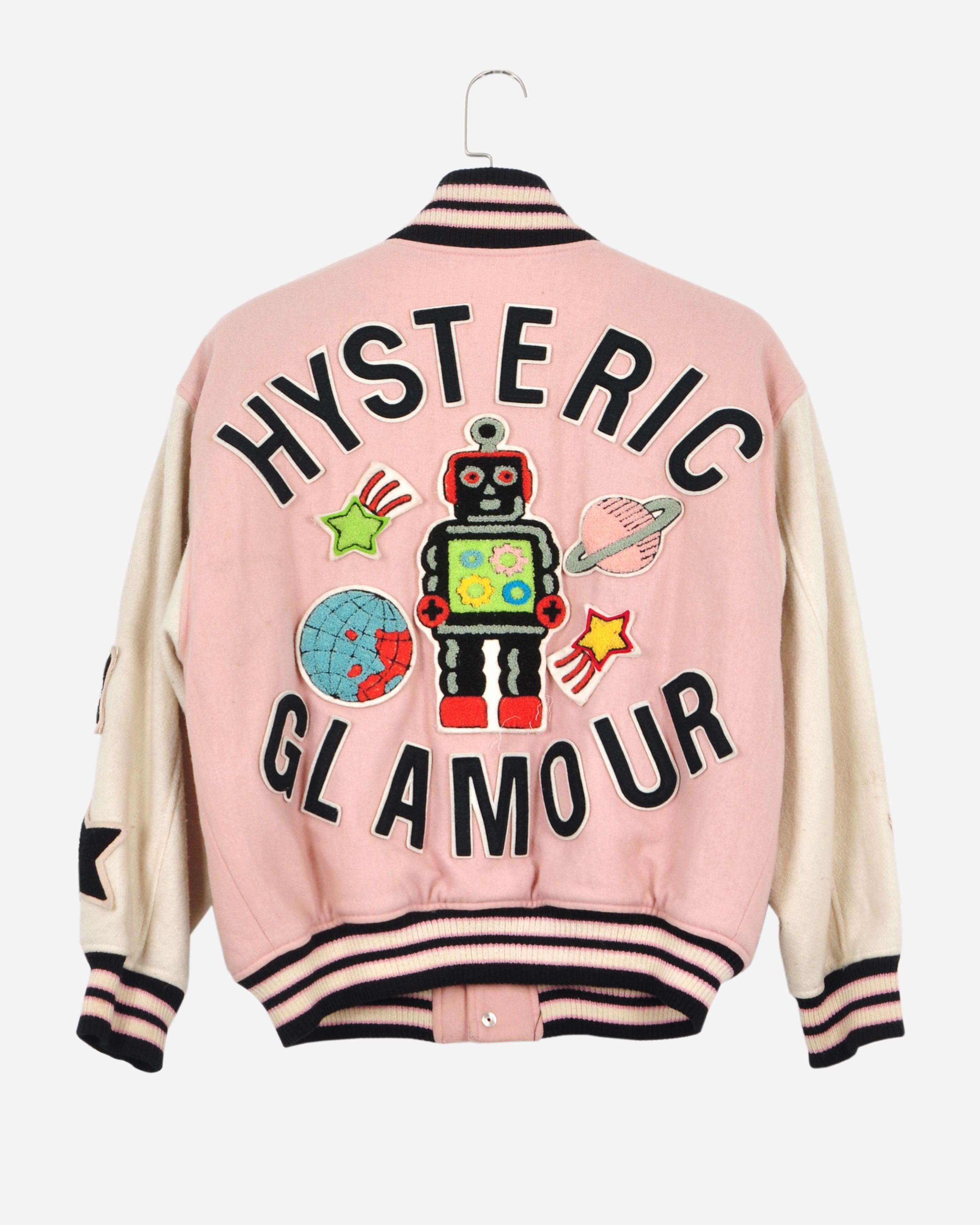 hysteric glamour atomic robot varsity jacket, Men's Fashion, Coats, Jackets and Outerwear on ...