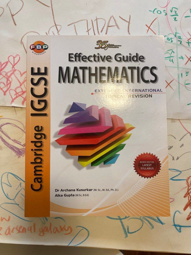 Igcse Math Extended Textbook Hobbies And Toys Books And Magazines Textbooks On Carousell