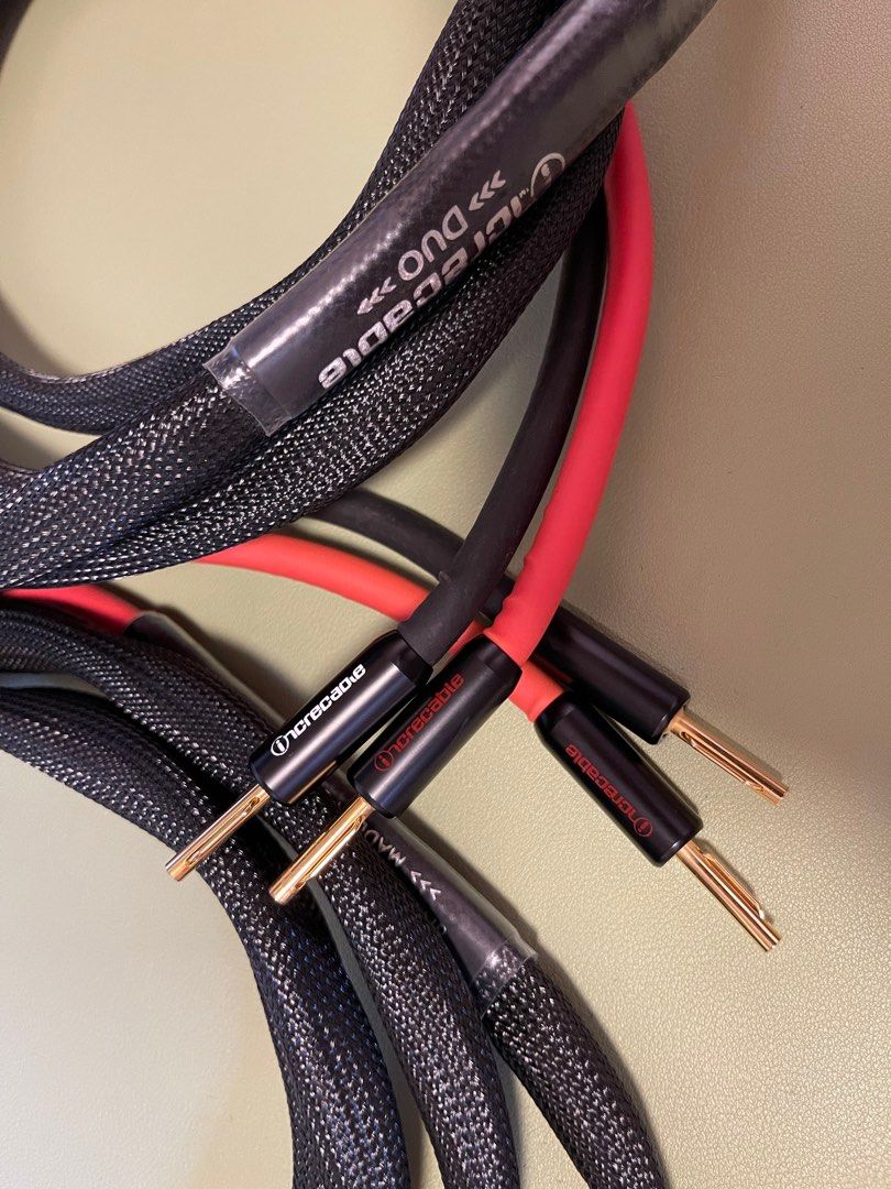 Increcable DUO 6N OFNC MK2 Speaker Cables 8 feet, 電腦＆科技, 電腦周邊及配件, 電腦線 ...