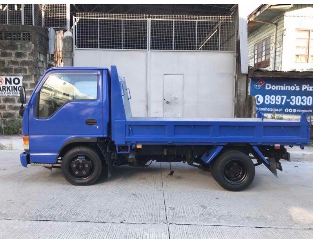 2022 Isuzu 4HF1 Manual Engine NKR ELF Mini Dump Trucks , Cargo Dropside ...