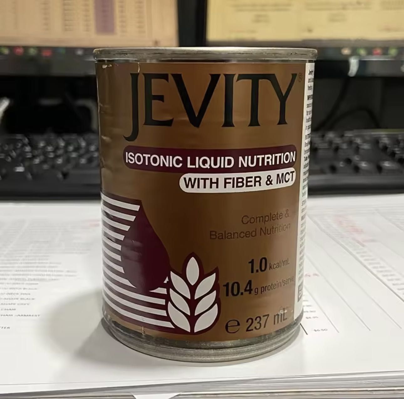 Jevity With Fiber 237ml 250 cal- Isotonic Nutrient Cavity Ready to ...