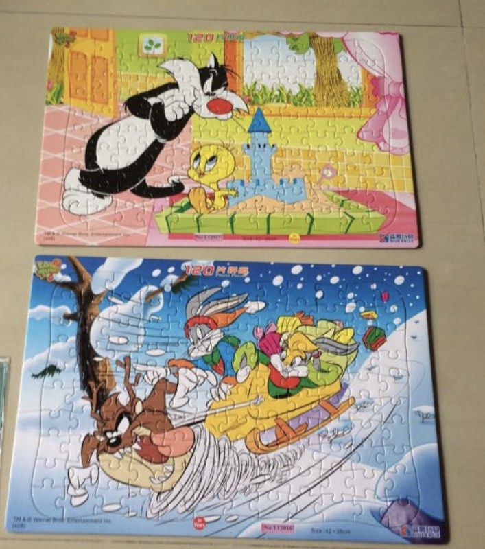 Jigsaw Puzzle Looney Tunes, Hobbies & Toys, Toys & Games on Carousell