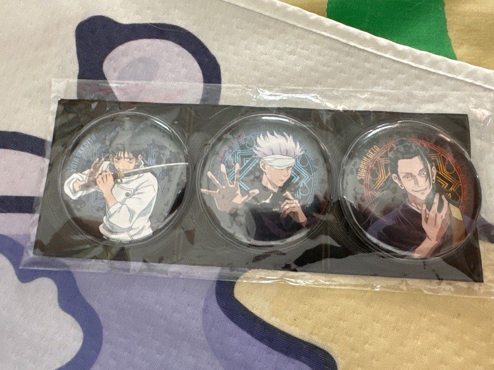 JJK0 Jujutsu Kaisen Zero Movie Merch - Badge Set, Hobbies & Toys ...