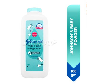 Johnson's Baby Powder Milk + Rice, 100g (PT1694), Babies & Kids ...