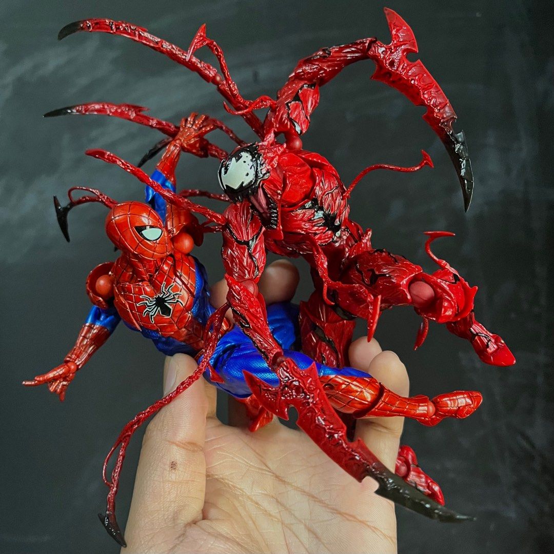 Kaiyodo Amazing Yamaguchi Revoltech Venom & Carnage, Hobbies & Toys ...