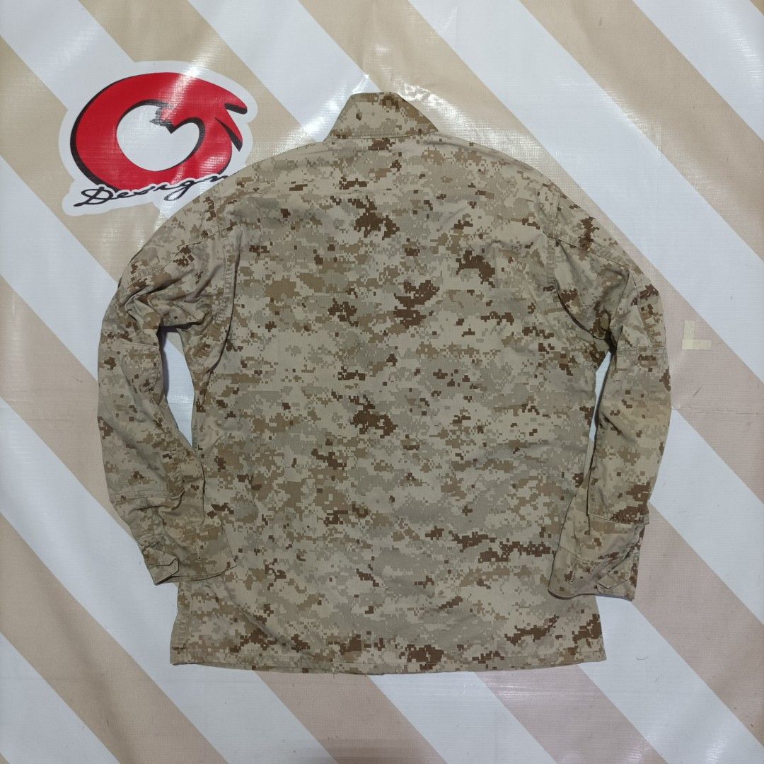 Kemeja seragam bdu desert marpat us army camo, Fesyen Pria, Pakaian , Atasan di Carousell