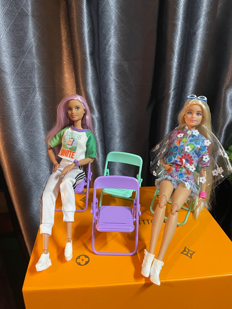 Kerusi healing barbie doll chair, Hobbies & Toys, Toys & Games on Carousell