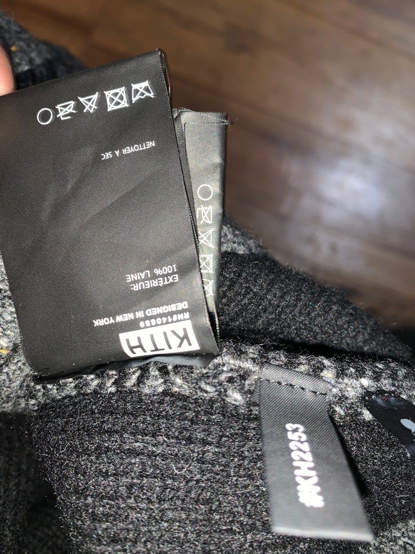 Kith x mastermind world knit cardigan black, Men's Fashion, Coats ...