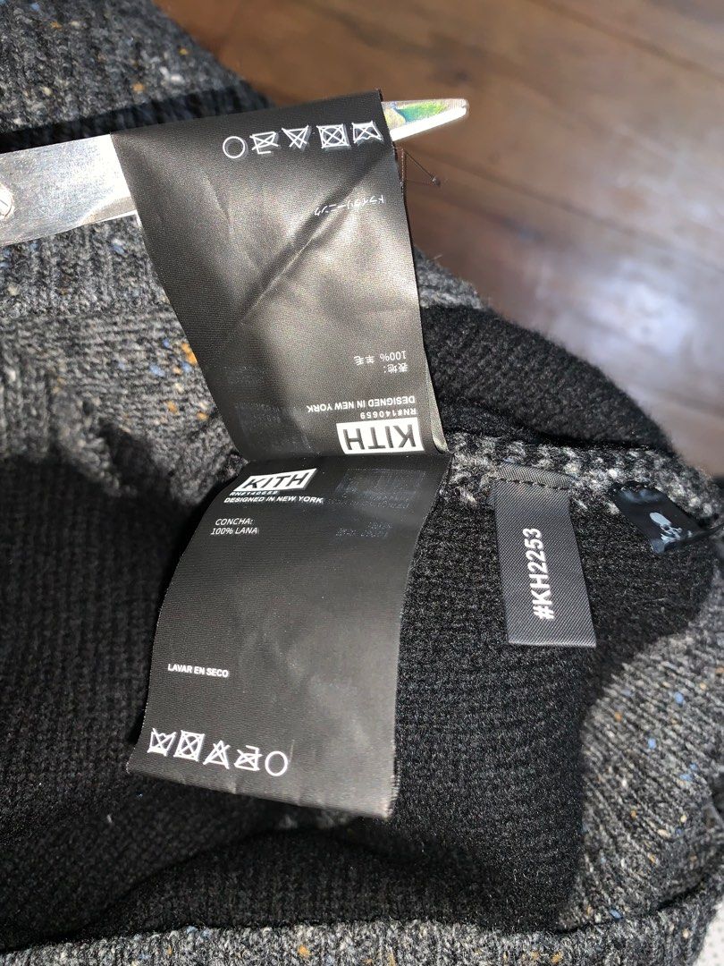 Kith x mastermind world knit cardigan black, Men's Fashion, Coats ...