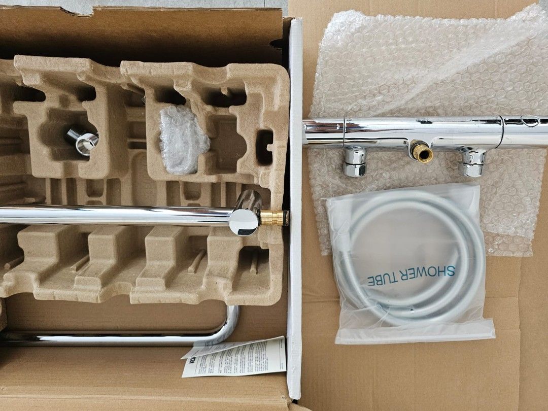 KOHLER Viteo Thermostatic shower column with Renew Handshower Katalyst ...