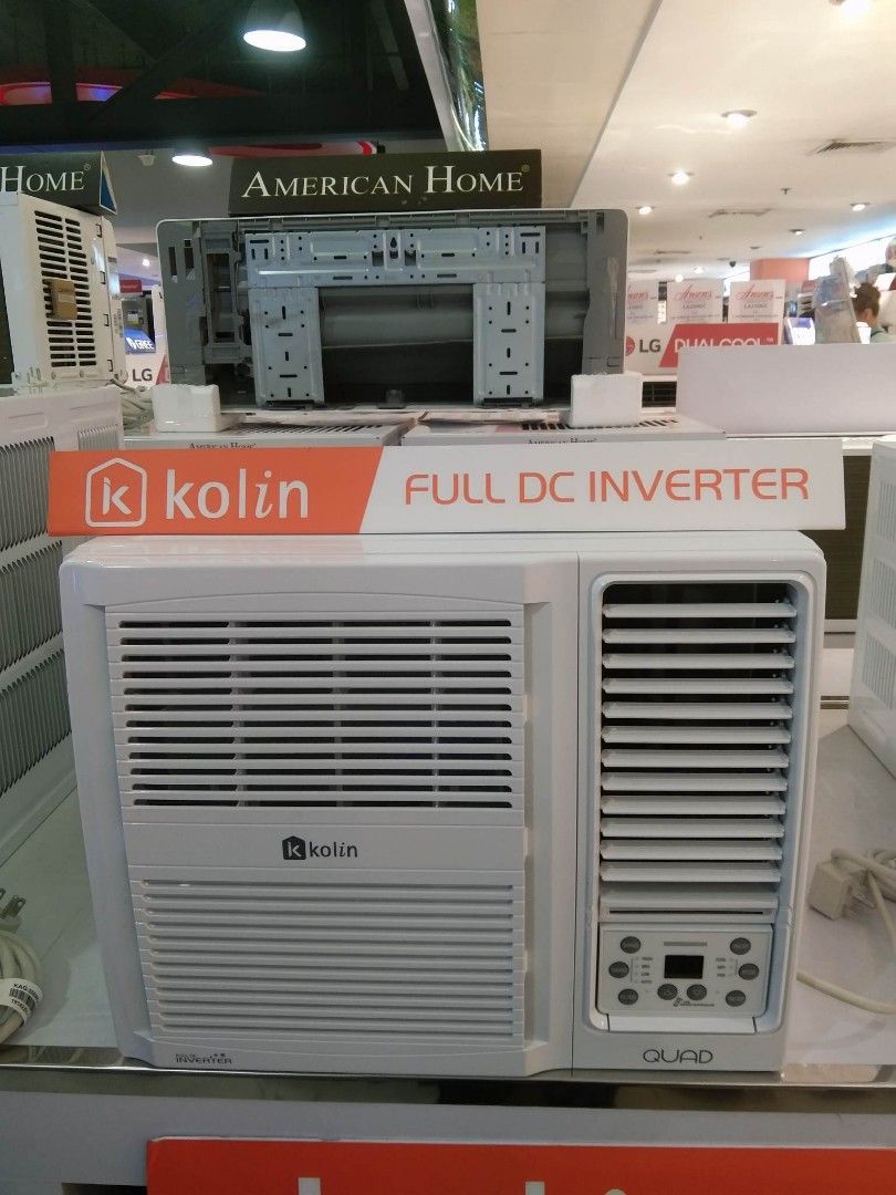 Kolin Window Type Inventer/Manual Aircon, TV & Home Appliances, Air ...