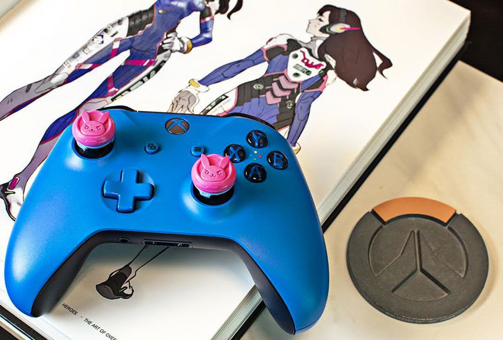 Kontrol Freek D.VA Overwatch Pink Thumbsticks, Video Gaming, Gaming ...