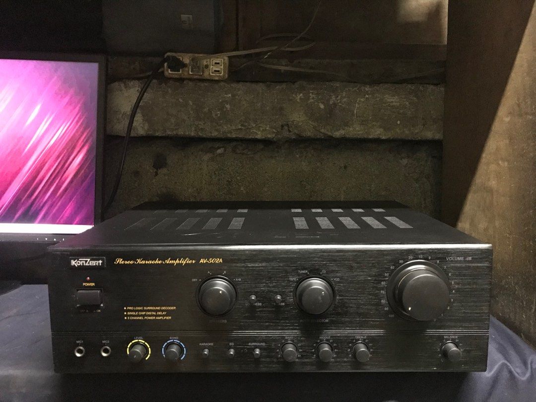 Konzert 502 amplifier (500 watts x 2), Audio, Soundbars, Speakers ...