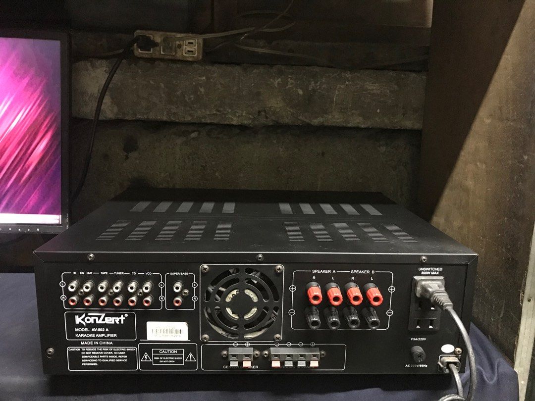 Konzert 502 amplifier (500 watts x 2), Audio, Soundbars, Speakers & Amplifiers on Carousell