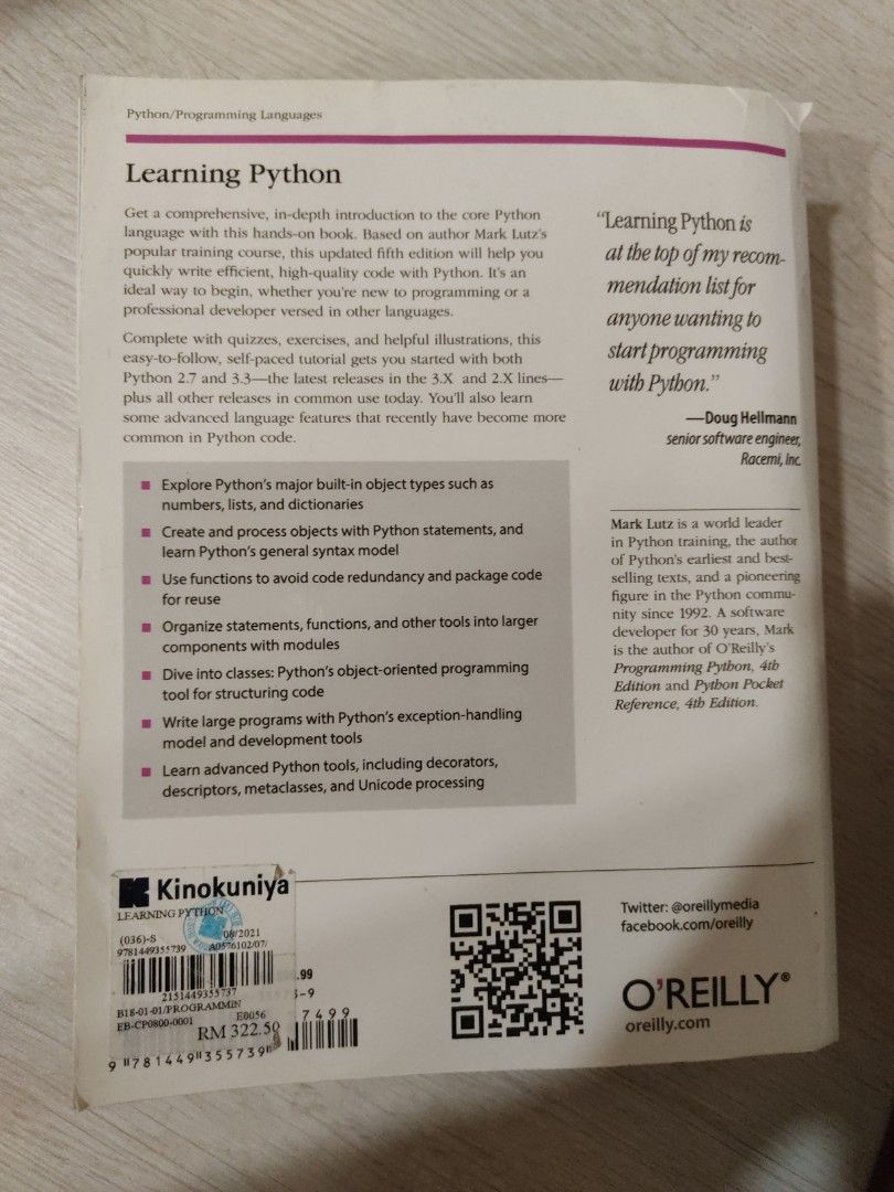 Learning Phython Hobbies And Toys Books And Magazines Textbooks On Carousell