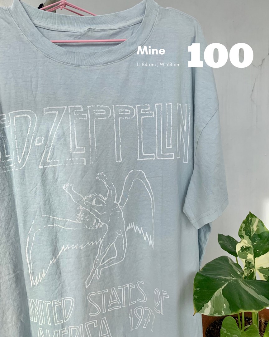 Led Zepp Cotton On, Men's Fashion, Tops & Sets, Tshirts & Polo Shirts ...